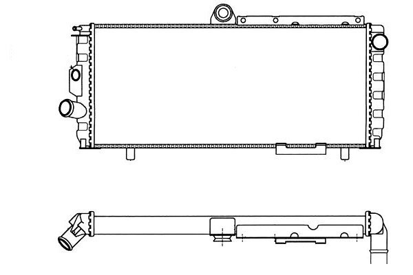 Hladnjak vode Alfa Romeo 33 -90