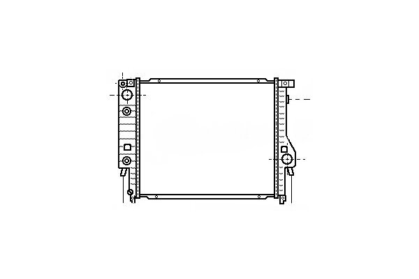 Hladnjak vode BMW Serije 3 E30 87-90 440 x 440 G AT