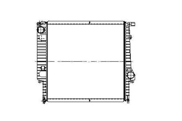 Hladnjak vode BMW Serije 3 E30 87-90 440 x 440 MT