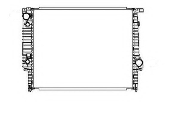 Hladnjak vode BMW Serije 3 E30 87-90 550 x 440 B/D