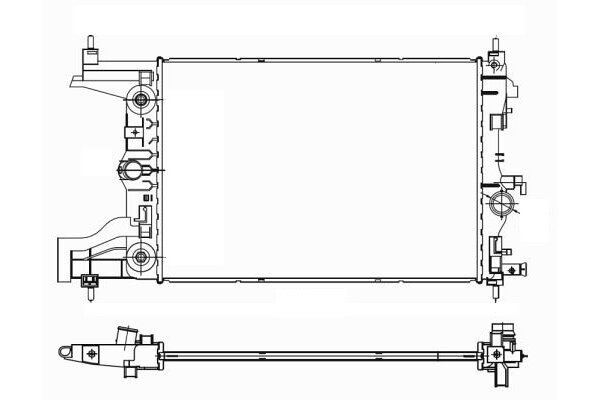 Hladnjak vode Chevrolet Cruze 09-