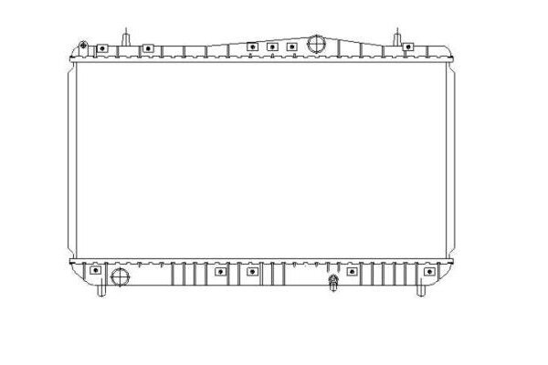 Hladnjak vode Chevrolet Tacuma 00-08