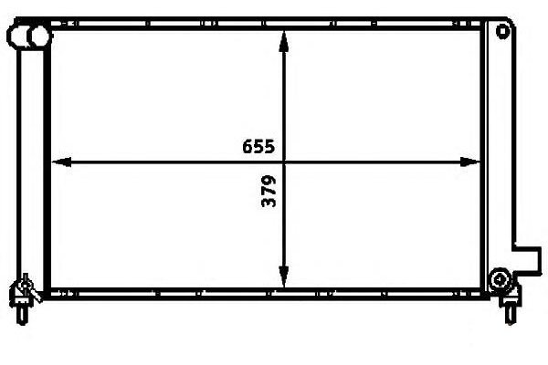 Hladnjak vode Chrysler Voyager 92-96 655x398 MT