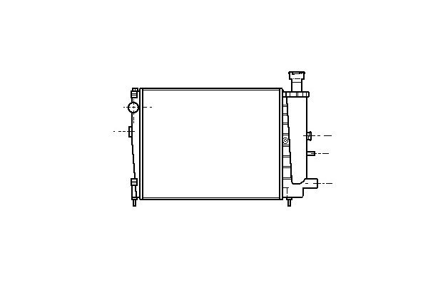 Hladnjak vode Citroen AX 86-91 390x308