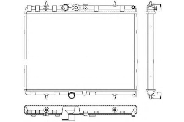 Hladnjak vode Citroen C2 2007-