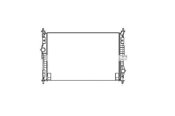 Hladnjak vode Citroen C4 Picasso, OEM, 13-