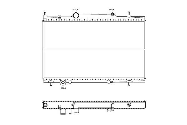 Hladnjak vode Citroen C5 00-04 3.0 24V AT