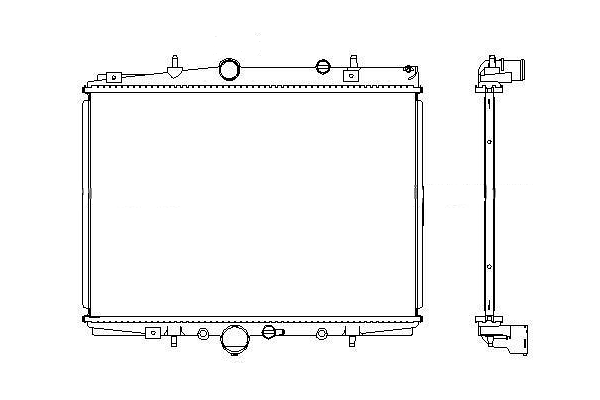 Hladnjak vode Citroen C5 01-04