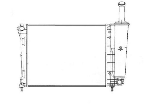 Hladnjak vode Fiat 500 07- 480x415