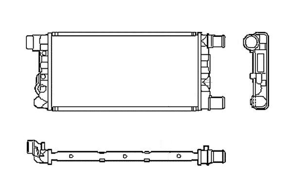 Hladnjak vode Fiat Cinquecento 91-98 450x214