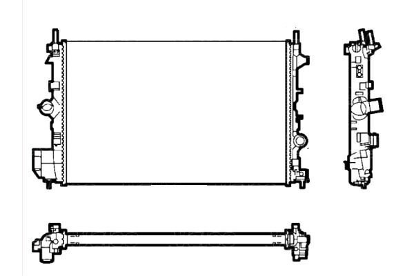 Hladnjak vode Fiat Croma 05- 2.4 MJTD