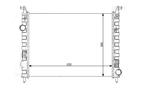 Hladnjak vode Fiat Palio 03-