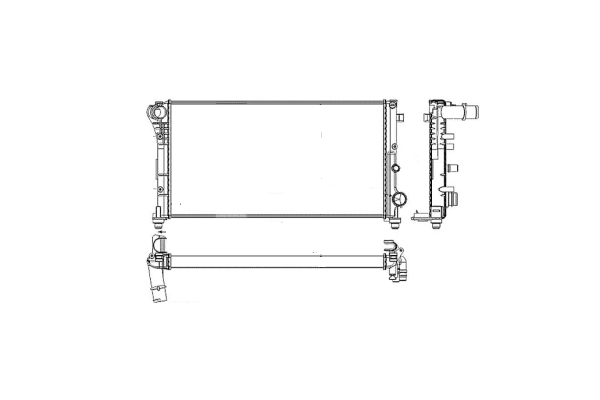 Hladnjak vode Fiat Panda 03-12