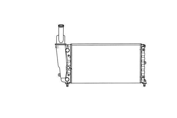 Hladnjak vode Fiat Punto diesel 93-99 AT