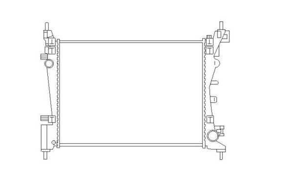 Hladnjak vode Fiat Punto EVO/Punto, 09-/12-