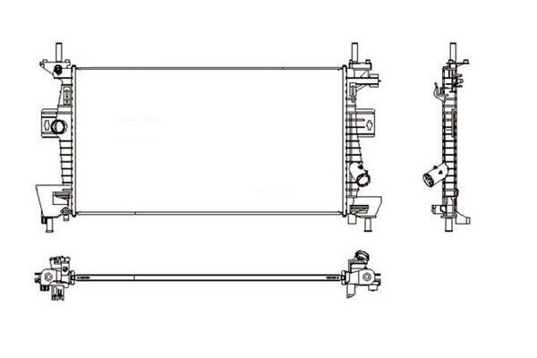 Hladnjak vode Ford C-Max, benzin, 11-15