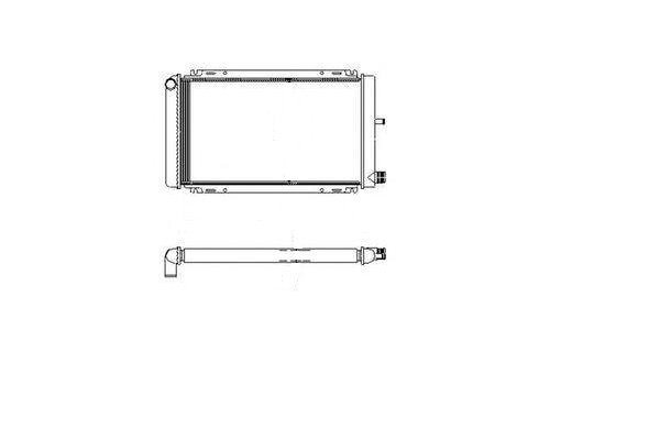 Hladnjak vode Ford Fiesta 83-89 500x308