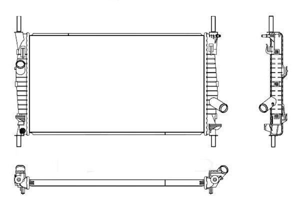 Hladnjak vode Ford Transit 05-06 670x380