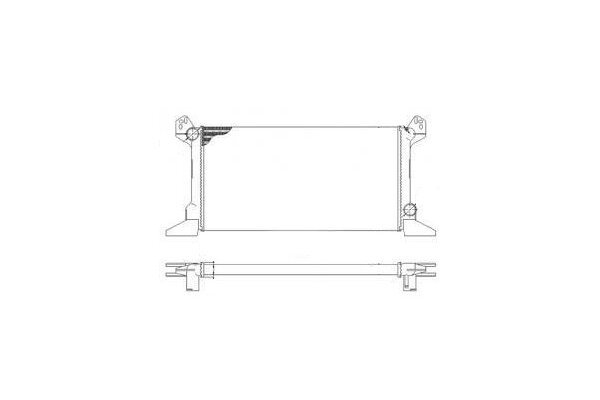 Hladnjak vode Ford Transit 91-94 600x335