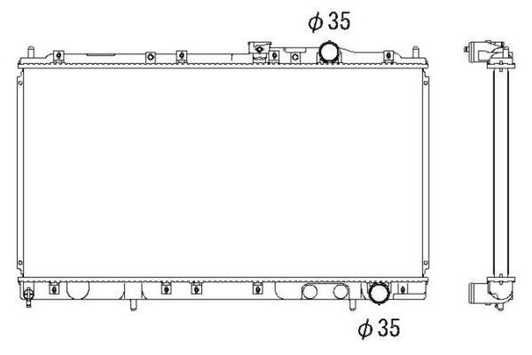 Hladnjak vode Mitsubishi Galant 93-96 automatski