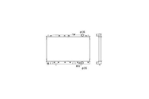 Hladnjak vode Mitsubishi Space Wagon 89-91