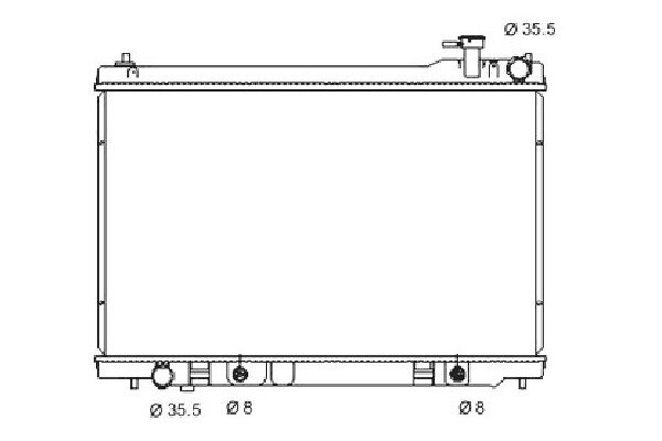 Hladnjak vode Mitsubishi Space Wagon 91-93