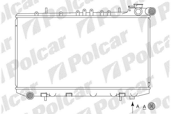 Hladnjak vode Nissan Primera P10 90-96 2.0 EFi