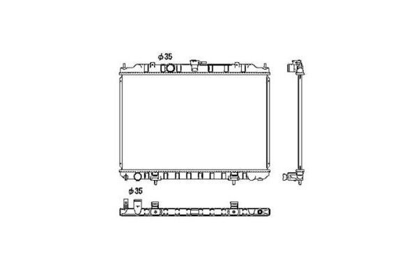 Hladnjak vode Nissan X-Trail T30 01-07