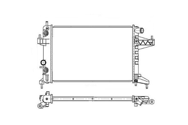 Hladnjak vode Opel Corsa 00-