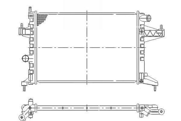 Hladnjak vode Opel Corsa 00-03