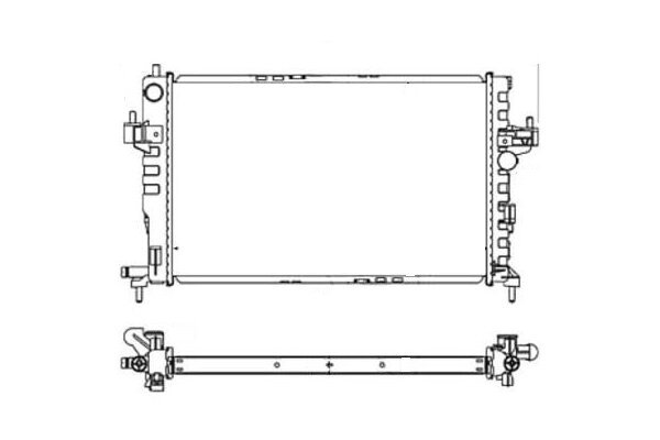 Hladnjak vode Opel Corsa 00-03 diesel