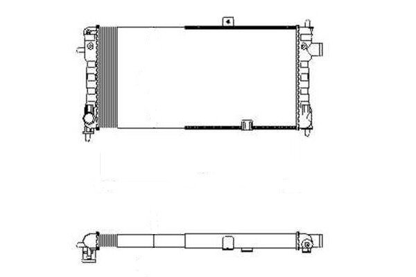 Hladnjak vode Opel Corsa A 83-