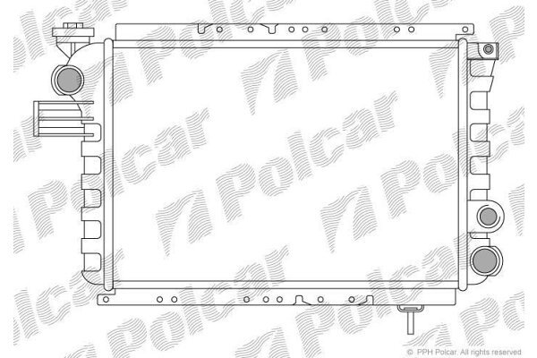 Hladnjak vode Renault 5 -84