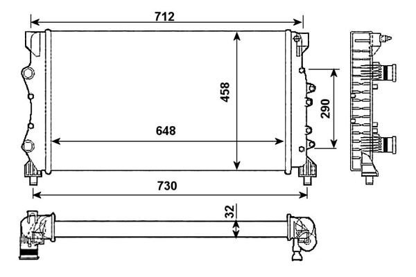 Hladnjak vode Renault Espace 97-02