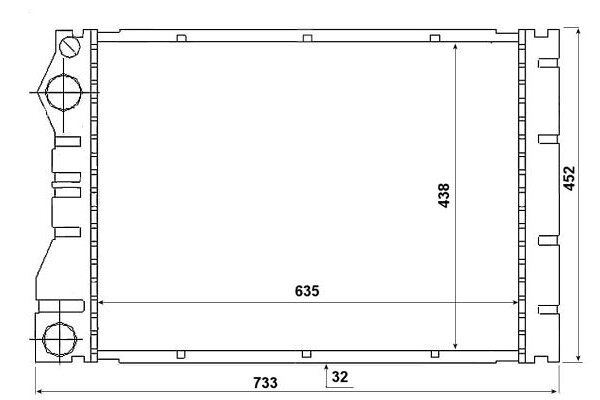 Hladnjak vode Renault Espace 99-02 2.2 DCi