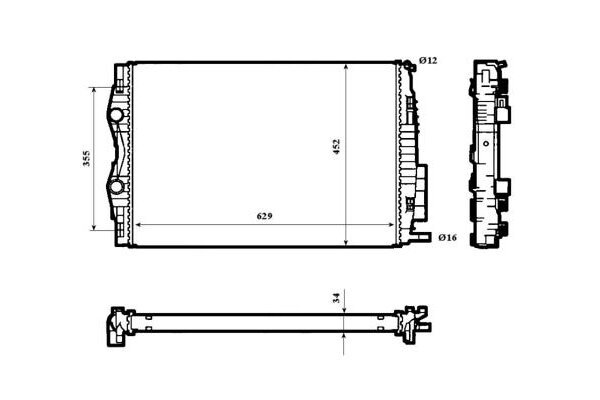 Hladnjak vode Renault Megane 05-