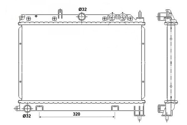 Hladnjak vode Rover 600 94-99