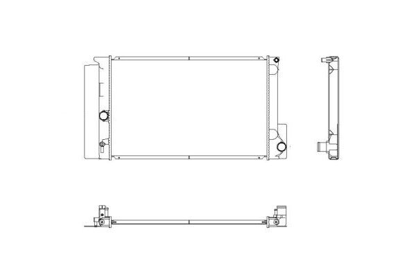 Hladnjak vode Toyota Auris 07-09 Benzin, automatski