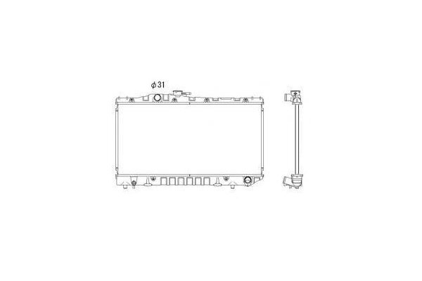 Hladnjak vode Toyota Carina II 87-92 1.8/2.0 automatski