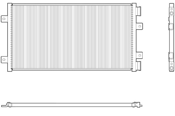 Kondenzator Fiat Punto 99-01 1.2 Marelli TIP