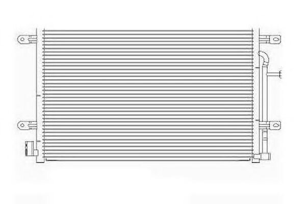 Kondenzator klime 1335K82X - Audi A4 04-09