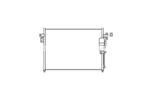 Kondenzator klime 27P1K81K - Nissan Pathfider 10-14