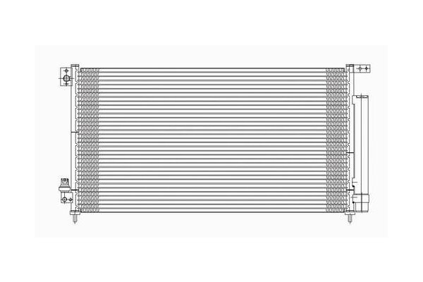 Kondenzator klime 3833K82K - Honda Accord 02-05