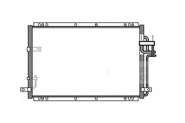 Kondenzator klime 4147K8C2S - Kia Carens 02-06