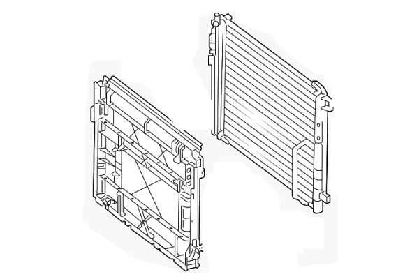 Kondenzator klime 50R2K8C1 - Mercedes Razred C 07-14