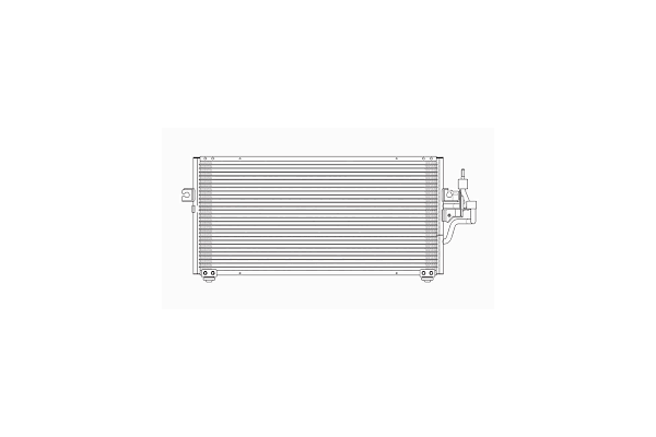 Kondenzator klime 5231K8C1 - Mitsubishi Colt 96-04