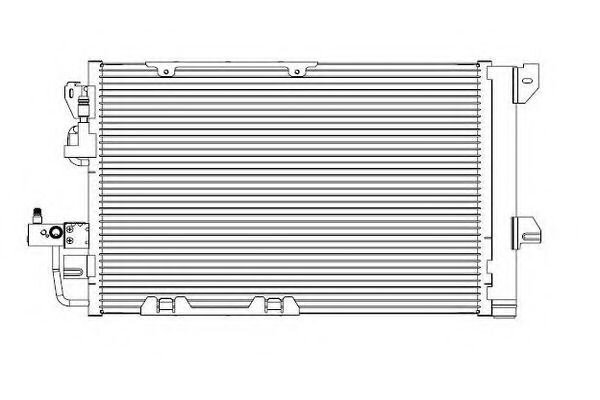 Kondenzator klime 5508K81X - Opel Astra 98-09