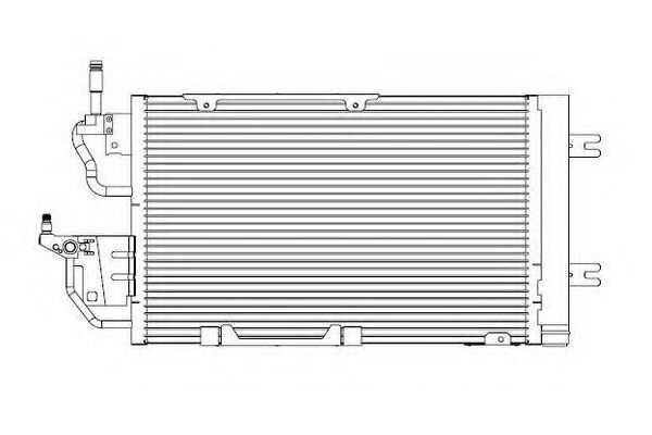 Kondenzator klime 5509K85X - Opel Zafira 05-12