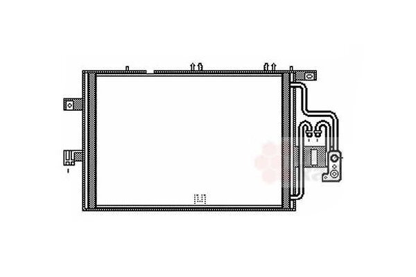 Kondenzator klime 5556K8C3S - Opel Combo C 01-03