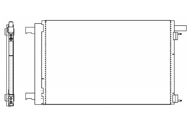 Kondenzator klime 5712K8C1S - Peugeot 308 10-